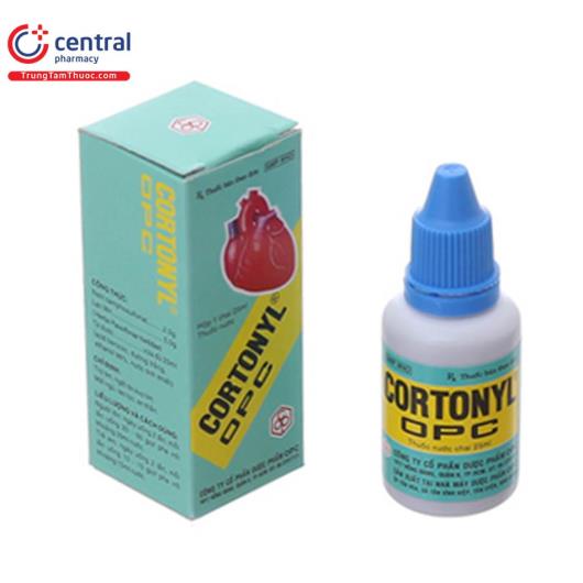Thuốc trợ tim dạng nước Cortonyl OPC 25ml giá bao nhiêu?