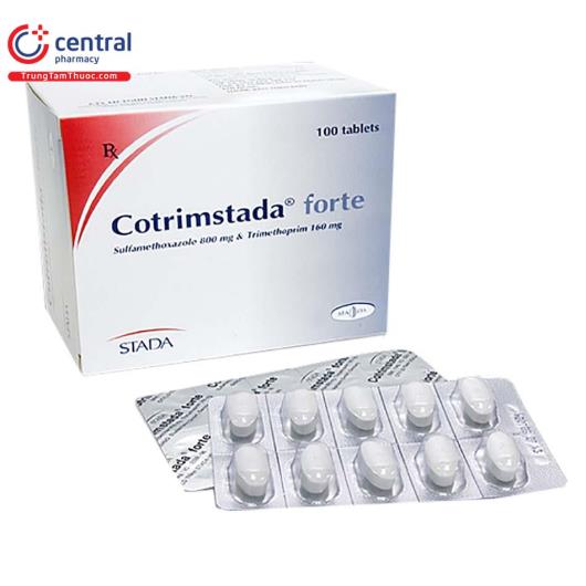 Thuốc Cotrimstada forte: tác dụng, liều dùng, tương tác thuốc
