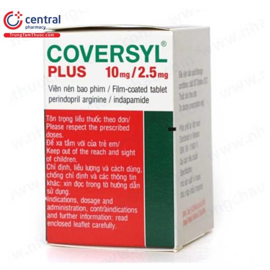 Thuốc Coversyl Plus 10mg/2.5mg điều trị tăng huyết áp nhanh chóng