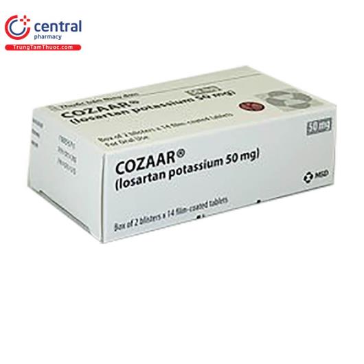 Thuốc Cozaar 50mg (Losartan 50mg) - Thuốc điều trị tăng huyết áp