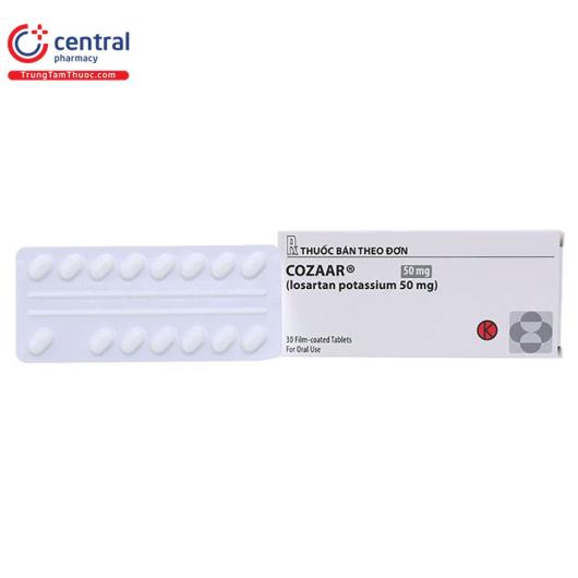 Thuốc Cozaar 50mg (Losartan 50mg) - Thuốc điều trị tăng huyết áp