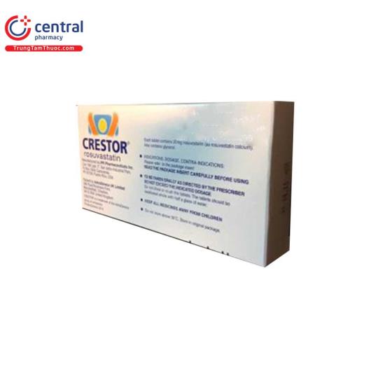 [CHÍNH HÃNG] Thuốc Crestor 20mg - Giải pháp hạ mỡ máu hiệu quả