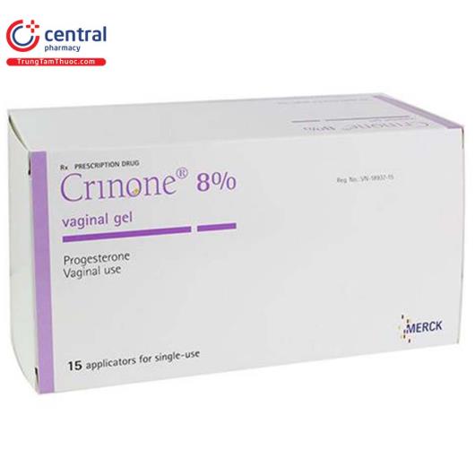 Thuốc Crinone 8%: Cách dùng – liều dùng, lưu ý khi sử dụng