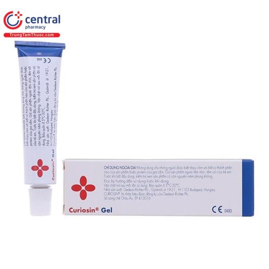 [CHÍNH HÃNG] Kem Curiosin Gel 15g điều trị vết thương, mụn trứng cá