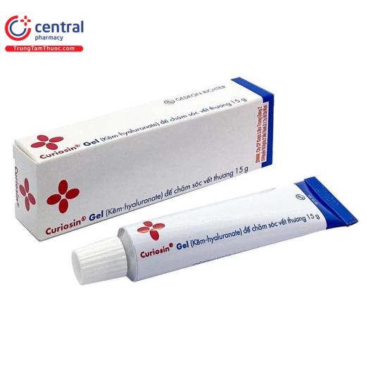 [CHÍNH HÃNG] Kem Curiosin Gel 15g điều trị vết thương, mụn trứng cá