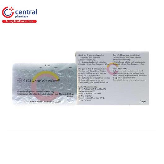 [CHÍNH HÃNG] Thuốc Cyclo-Progynova: điều trị thiếu Estrogen