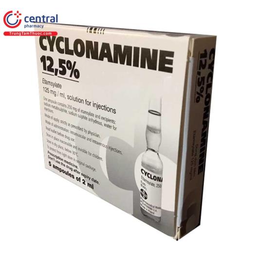 Thuốc Cyclonamine 12,5% - Thuốc có tác dụng cầm máu