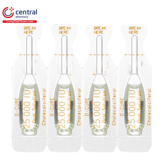 [CHÍNH HÃNG] Thuốc D-Cure 25.000IU - Điều trị thiếu vitamin D