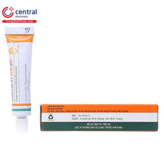 Thuốc trị nhiệt miệng Daktarin Oral Gel 10g: cách dùng và giá bán