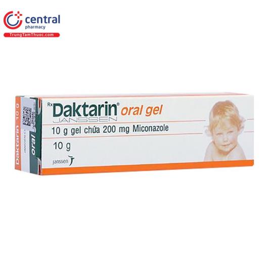 Thuốc trị nhiệt miệng Daktarin Oral Gel 10g: cách dùng và giá bán