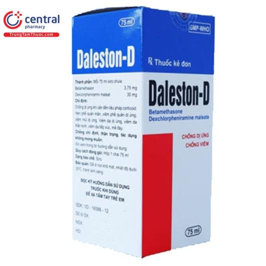 Thuốc Daleston-D 75ml - thuốc chống dị ứng: tác dụng, cách dùng
