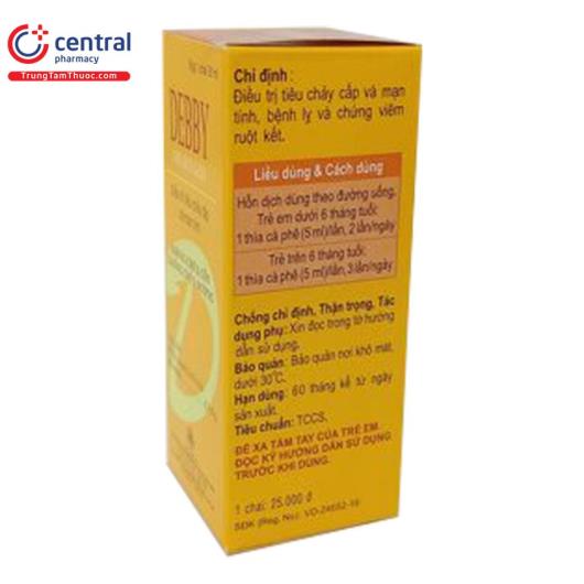 Thuốc Debby - Thuốc có tác dụng điều trị tiêu chảy