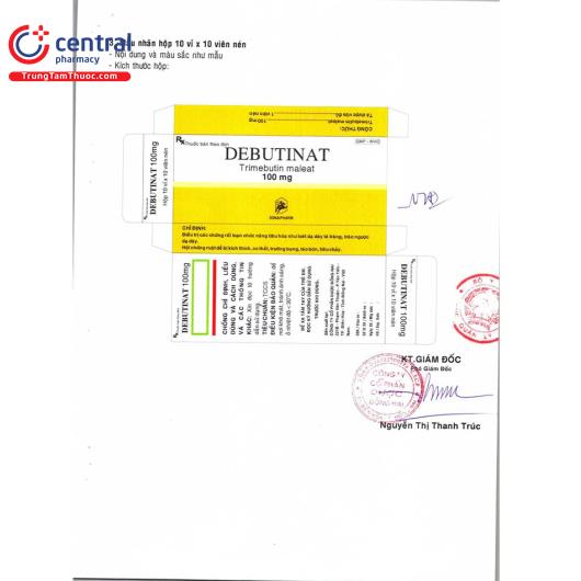 Thuốc Debutinat 100mg - điều trị hội chứng ruột kích thích