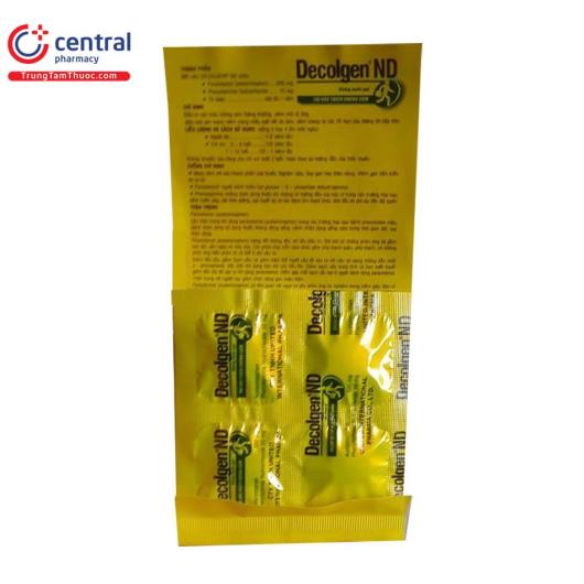 Thuốc Decolgen ND (Vỉ 4 viên): điều trị triệu chứng cảm cúm, sổ mũi