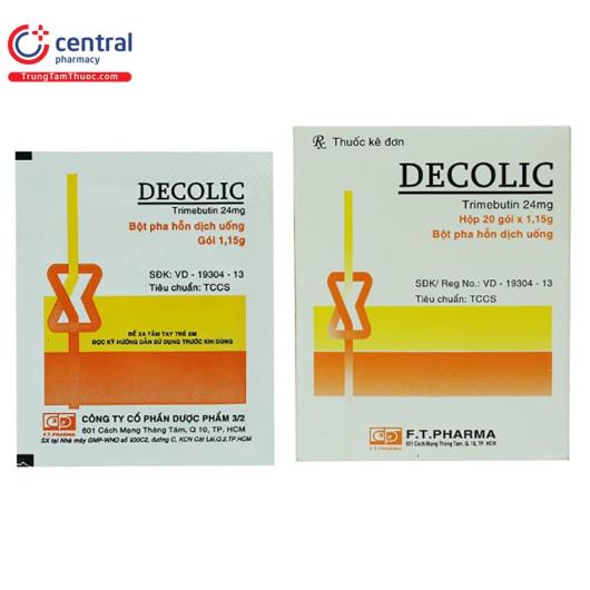 Thuốc Decolic 24mg - Thuốc điều trị rối loạn đường tiêu hóa