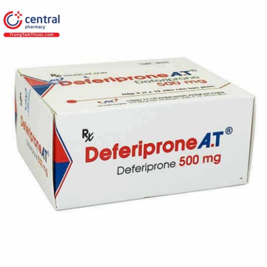 [CHÍNH HÃNG] Thuốc Deferiprone A.T 500mg: Cách dùng - liều dùng