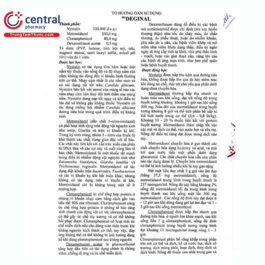 [CHÍNH HÃNG] Thuốc Deginal - Viên đặt điều trị viêm nhiễm âm đạo