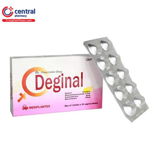 [CHÍNH HÃNG] Thuốc Deginal - Viên đặt điều trị viêm nhiễm âm đạo