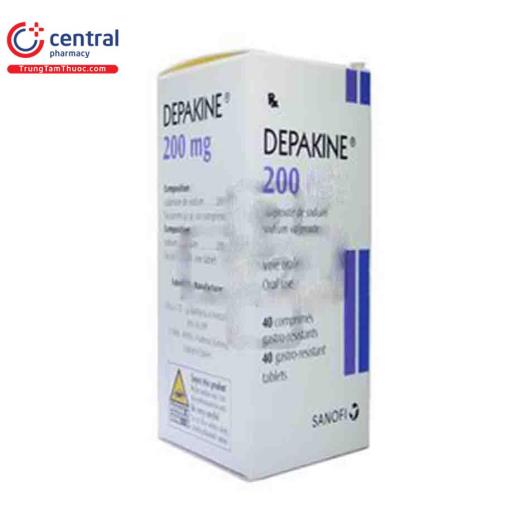 [CHÍNH HÃNG] Thuốc Depakine 200mg điều trị động kinh hiệu quả