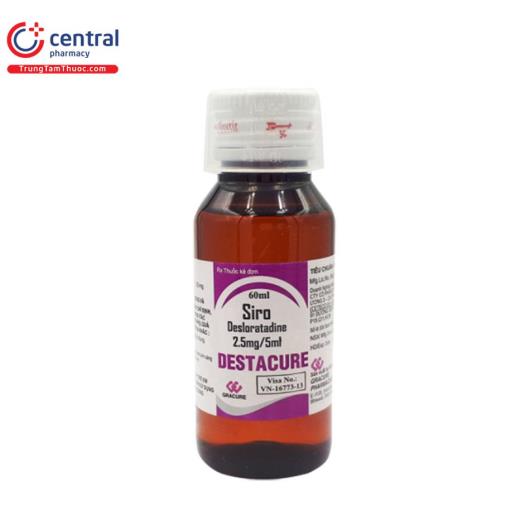 Thuốc Destacure 2.5mg/5ml: Công dụng, liều dùng, chống chỉ định