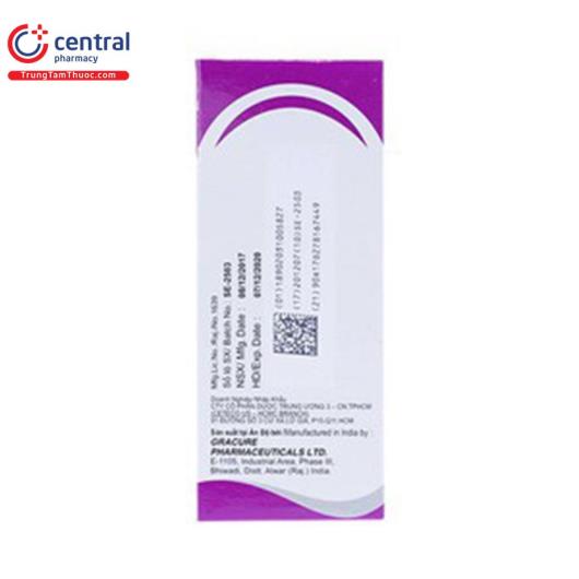Thuốc Destacure 2.5mg/5ml: Công dụng, liều dùng, chống chỉ định