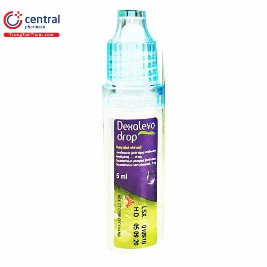 Thuốc Dexalevo drop 5ml - điều trị viêm mắt, nhiễm khuẩn mắt