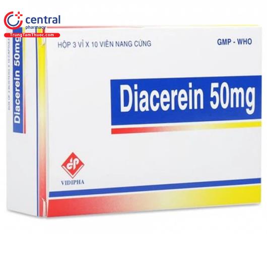 [CHÍNH HÃNG] Thuốc Diacerein 50mg (Vidipha) điều trị thoái hóa khớp