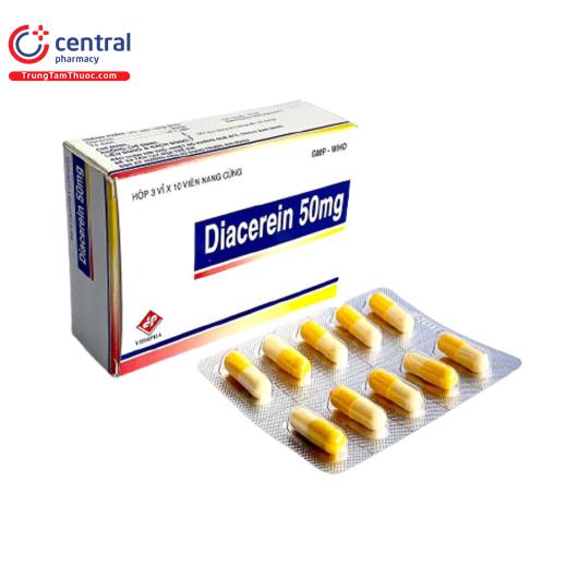 [CHÍNH HÃNG] Thuốc Diacerein 50mg (Vidipha) điều trị thoái hóa khớp