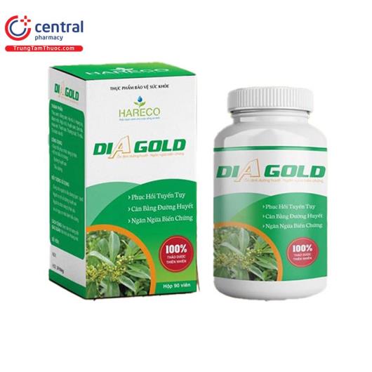 Thuốc DIAGOLD - Viên uống hỗ trợ cho người bệnh tiểu đường