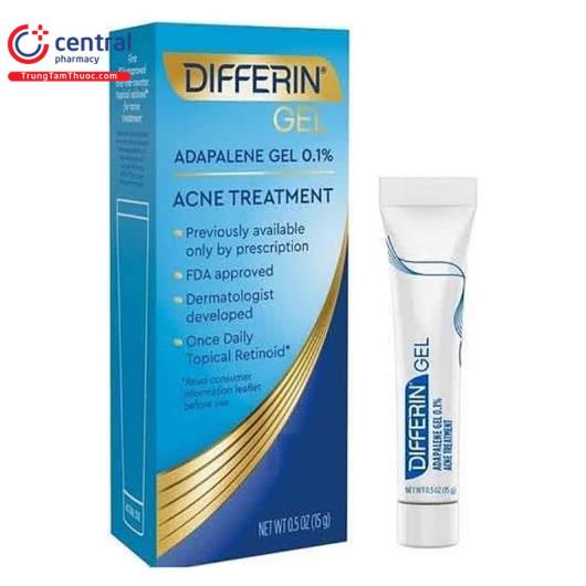 [CHÍNH HÃNG] Thuốc trị mụn trứng cá Differin Gel 0.1% 15g