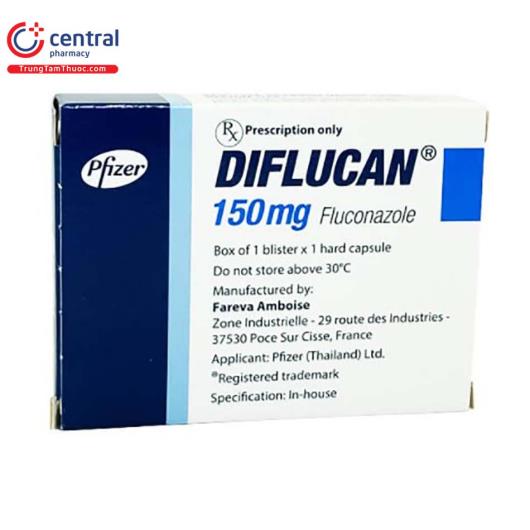 Thuốc Diflucan 150mg - Điều trị cho bệnh nhân nhiễm nấm Candida