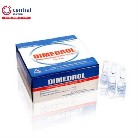 [CHÍNH HÃNG] Thuốc tiêm Dimedrol 10mg/1ml VinPhaco : Chỉ định, Liều dùng