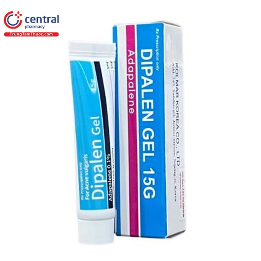Thuốc Dipalen Gel 15g điều trị mụn trứng cá nhẹ, vừa