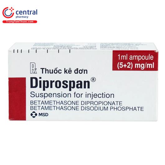 Thuốc Diprospan 1ml: tác dụng, cách dùng và lưu ý sử dụng
