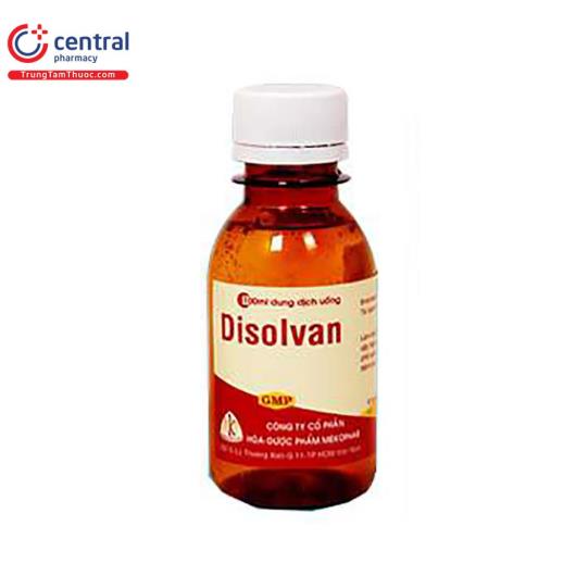 Thuốc Disolvan 100ml điều trị viêm phế quản, viêm đường hô hấp