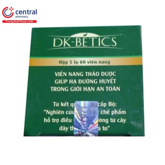 [CHÍNH HÃNG] Thuốc DK-Betics (lọ 60 viên)-Hỗ trợ điều trị tiểu đường