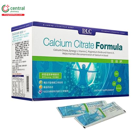Thuốc DLC Calcium Citrate Formula - Hỗ trợ bổ sung Canxi và Magie