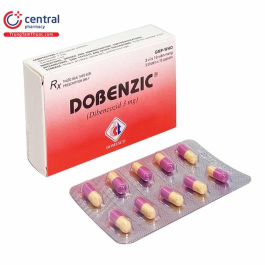 [CHÍNH HÃNG] Thuốc Dobenzic 3mg: điều trị biếng ăn, suy nhược cơ thể