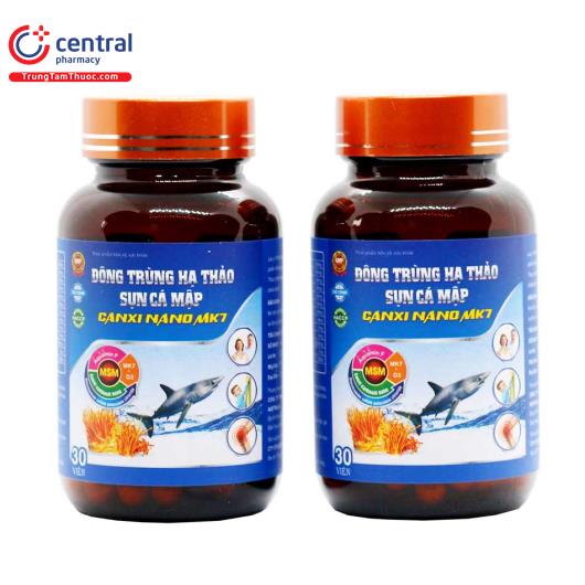 Đông trùng hạ thảo sụn cá mập canxi nano MK7 Goldent Food Australia hỗ trợ điều trị thoái hóa khớp