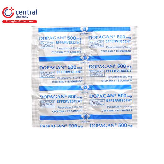 [CHÍNH HÃNG] Thuốc Dopagan 500mg: Thuốc giảm đau hạ sốt