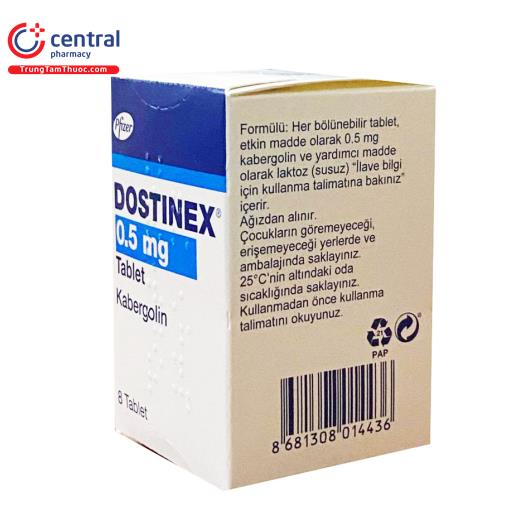 Thuốc Dostinex 0,5mg: công dụng, cách dùng, lưu ý
