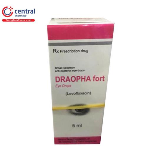 Thuốc nhỏ mắt Draopha fort Eye Drops: Tác dụng, chỉ định và cách dùng