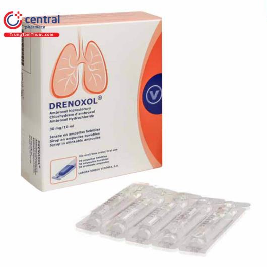 Thuốc Drenoxol 30mg/10ml - Thuốc điều trị viêm phế quản, hen phế quản