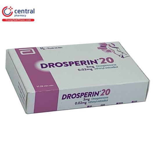 Thuốc Drosperin 20 - Thuốc tránh thai hằng ngày an toàn và hiệu quả