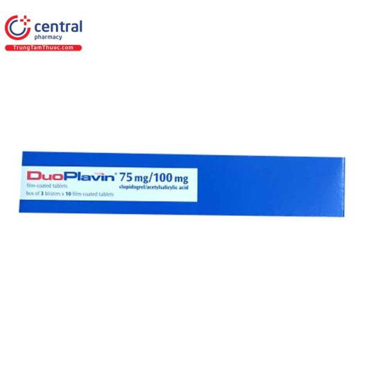 Thuốc DuoPlavin 75mg/100mg - Giải pháp chống huyết khối hiệu quả