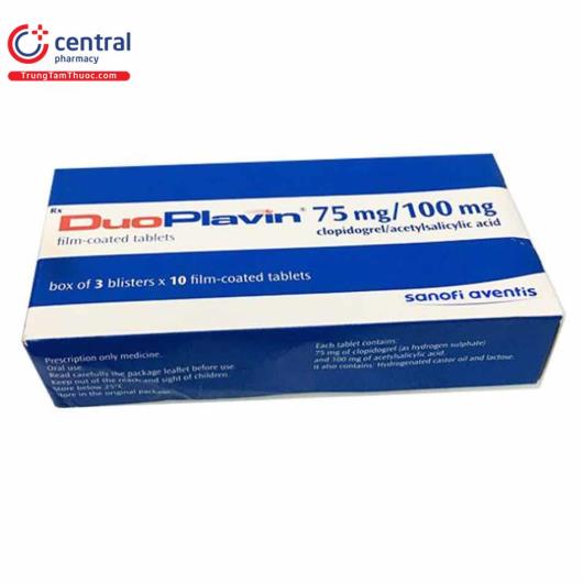 Thuốc DuoPlavin 75mg/100mg - Giải pháp chống huyết khối hiệu quả