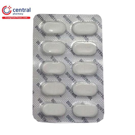 [CHÍNH HÃNG] Thuốc Duotrol 500mg/5mg điều trị tiểu đường type II