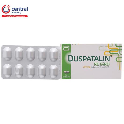 Thuốc chống co thắt Duspatalin Retard 200mg: tác dụng, chỉ định