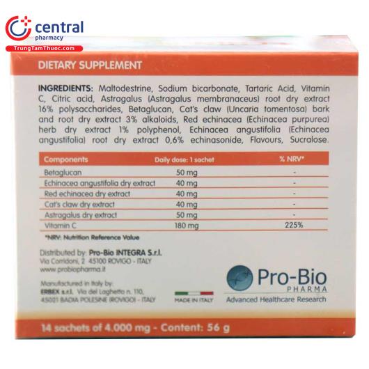 Echin Defence (gói) hỗ trợ tăng cường hệ miễn dịch, tăng sức đề kháng