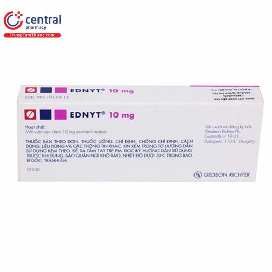 Thuốc Ednyt 10mg điều trị tình trạng cao huyết áp